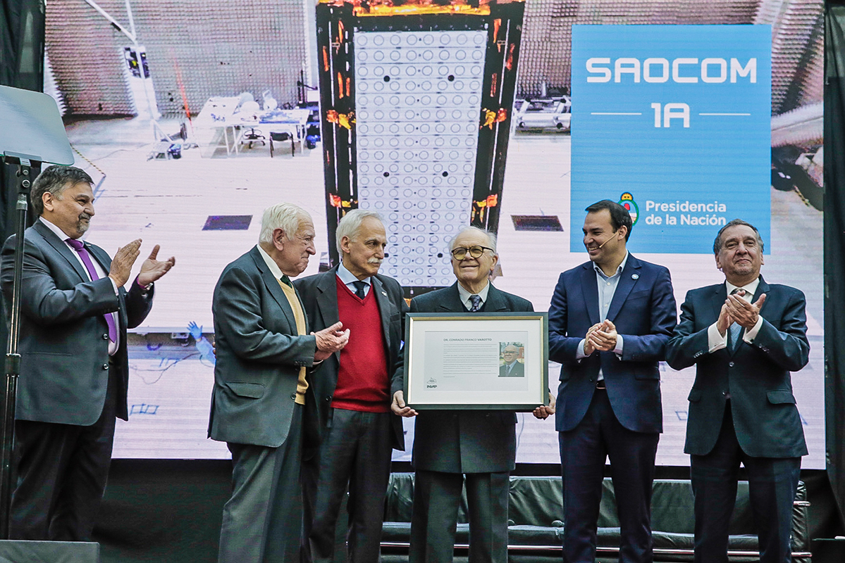 The official launch of the SAOCOM 1A satellite launching was carried ...