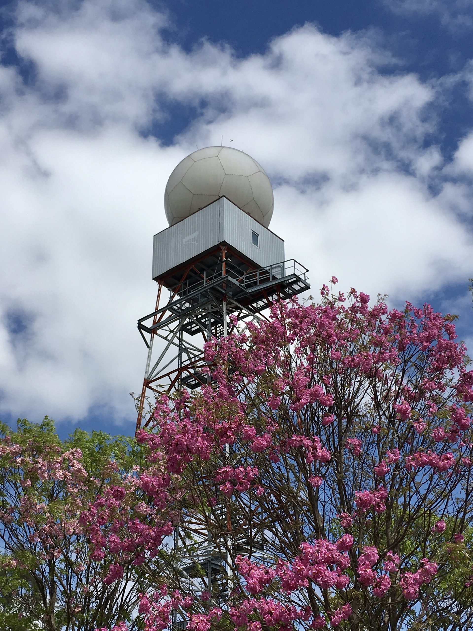 The installation of new weather radars to monitor storms in the country ...